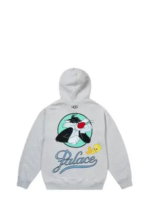PALACE X Ugg Looney Tunes Hoodie - Grey Marl