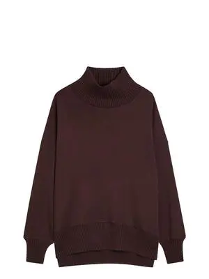 Varley Barker High-neck Sweatshirt - Brown