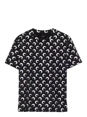 MARINE SERRE Moon-print Top - Black