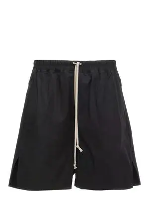 Rick Owens Drawstring Split Shorts - Black