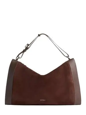 COCCINELLE Elinor Zip-up Shoulder Bag - Brown