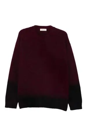 PAURA Crew-neck Sweater - Red