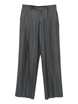 PAURA Egon Pence Pleated Trousers - Grey