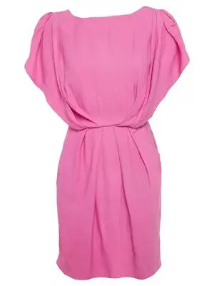 Blumarine Crepe Mini Dress - Pink