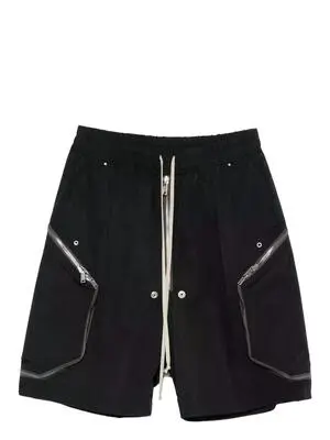 Rick Owens Zipped Cargo Shorts - Black