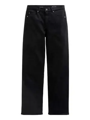 Ag Brinley Straight-leg Jeans - Black