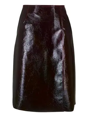 ODEEH Panelled Midi Skirt