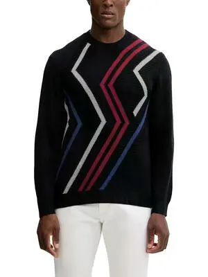 ARMANI EXCHANGE Patterned Long Sleeve Sweater