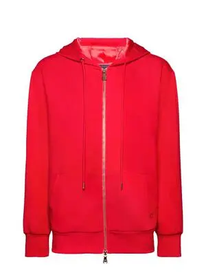 ELENA MIRO` Zip Hoodie - Red