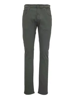 PT TORINO Five-pocket Trousers - Green