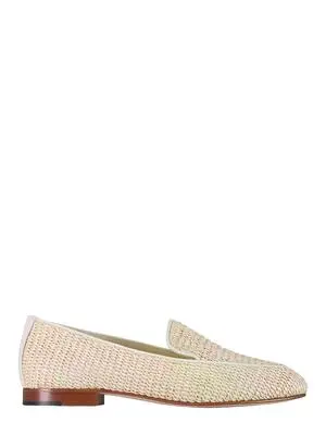 Manolo Blahnik Pitakara Raffia Loafers - Neutrals