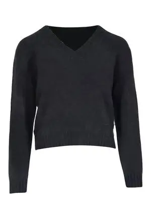 Dorothee Schumacher V-neck Long-sleeve Sweater - Grey
