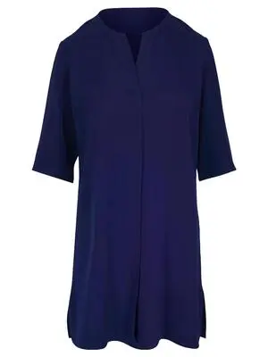 PETER COHEN V-neck Mini Dress - Blue