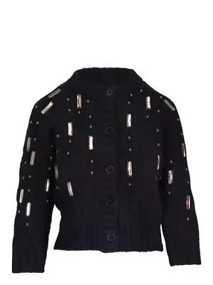 Dorothee Schumacher Embellished Cardigan - Black