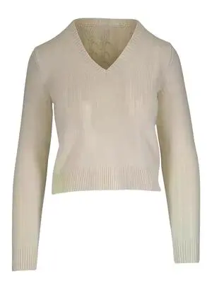 NILI LOTAN Everstyn V-neck Sweater - Neutrals