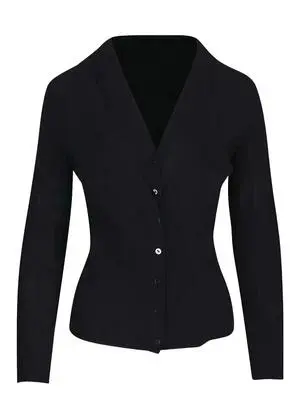 LISA YANG V-neck Cardigan - Black