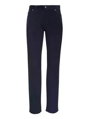 Brioni Logo-patch Trousers - Blue