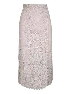 Etro Lace Midi Skirt - Pink