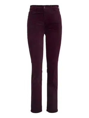 Ag Button-fastening Straight Leg Jeans - Purple
