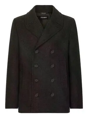 Dolce & Gabbana Buttoned Coat - Grey