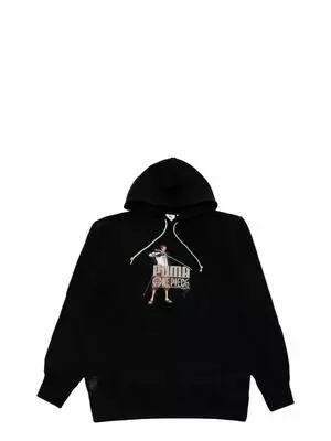 PUMA Graphic Hooded Sweatshirt - Black