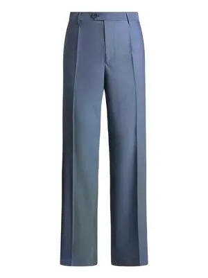 Etro Wool Trousers - Blue
