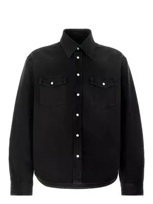 Givenchy Flap-pocket Denim Shirt - Black