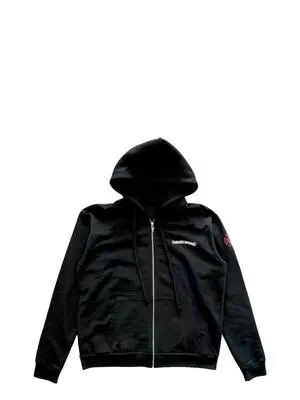 Chrome Hearts Zip Up Hoodie - Black