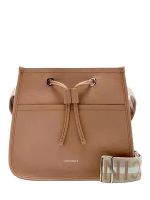 COCCINELLE Raquel Logo-strap Bucket Bag - Neutrals