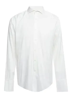 BOSS Slim-fit Cotton Shirt - White
