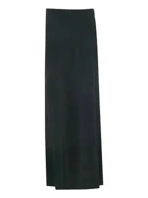 Gucci Satin Maxi Skirt - Black