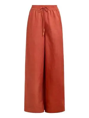 Aje Tropez Drawstring Trousers - Orange
