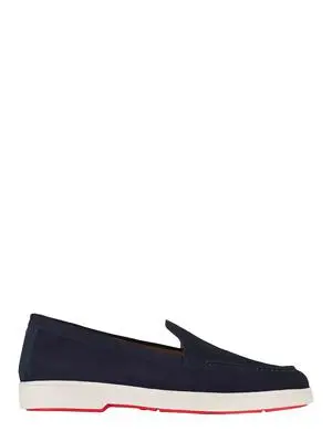 Santoni Yaltamoc Suede Loafers - Blue