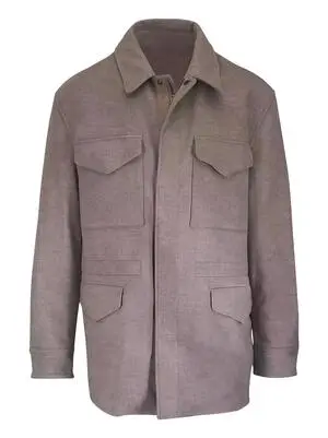 POLO JEANS COMPANY Multi-pocket Shirt Jacket - Neutrals