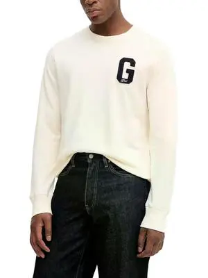 Gant Appliqué Sweater - White