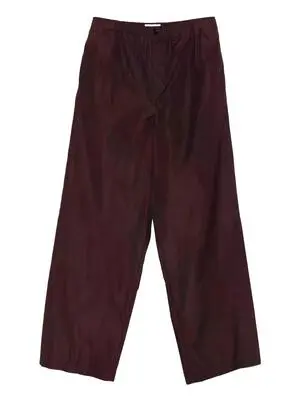 JIL SANDER Taffeta Trousers - Red