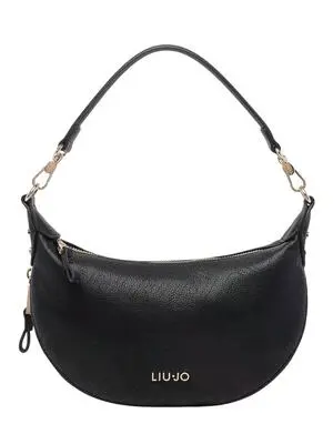 Liu Jo Logo Zip Shoulder Bag - Black