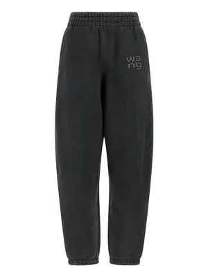Alexander Wang Logo-detail Track Pants - Black