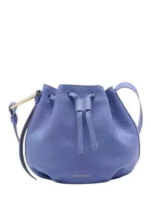 COCCINELLE Malory Drawstring Bucket Bag - Blue