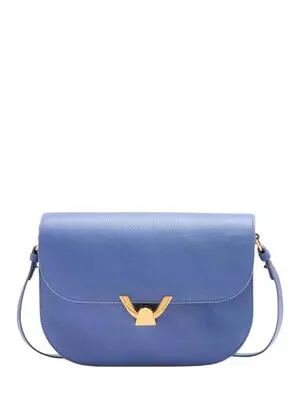 COCCINELLE Gold-tone Hardware Shoulder Bag - Blue
