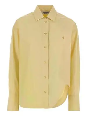 Attico Diana Poplin Shirt - Yellow