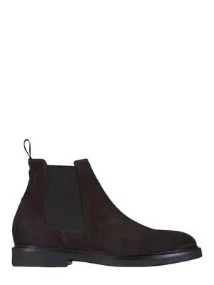 Aquatalia Prospero Suede Chelsea Boots - Brown