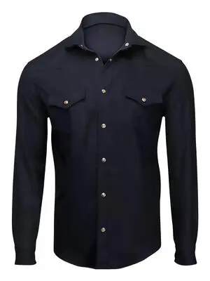 Marco Pescarolo Ribot Buttoned Chest-pocket Shirt - Blue