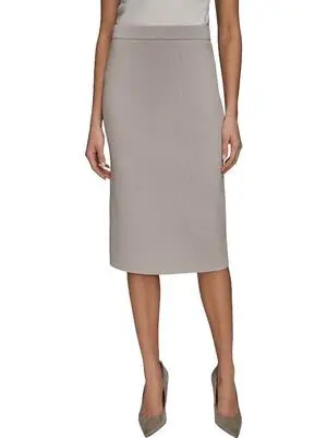 Donna Karan New York Straight Sweater Skirt - Vapor