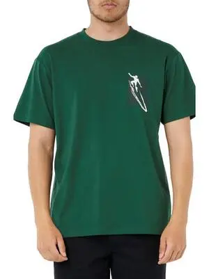Rip Curl Eddie Would Go Petro Graphic T-shirt - Green