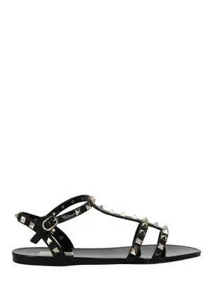 Valentino Garavani Rockstud Sandal - Black