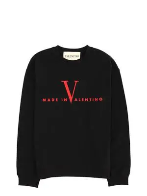 Valentino Garavani Made In Sweatshirt - Black