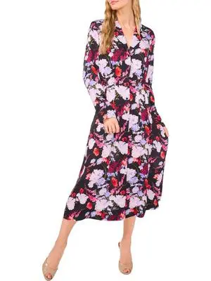 Ted Baker London Marella Long Sleeve Shirtdress - Rich Black