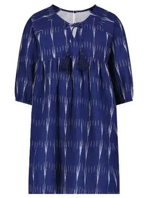 MER ST. BARTH Sara Popover Dress - Blue