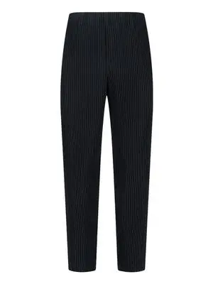 HOMME PLISSÃ ISSEY MIYAKE Pleated Relaxed-fit Pants - Black